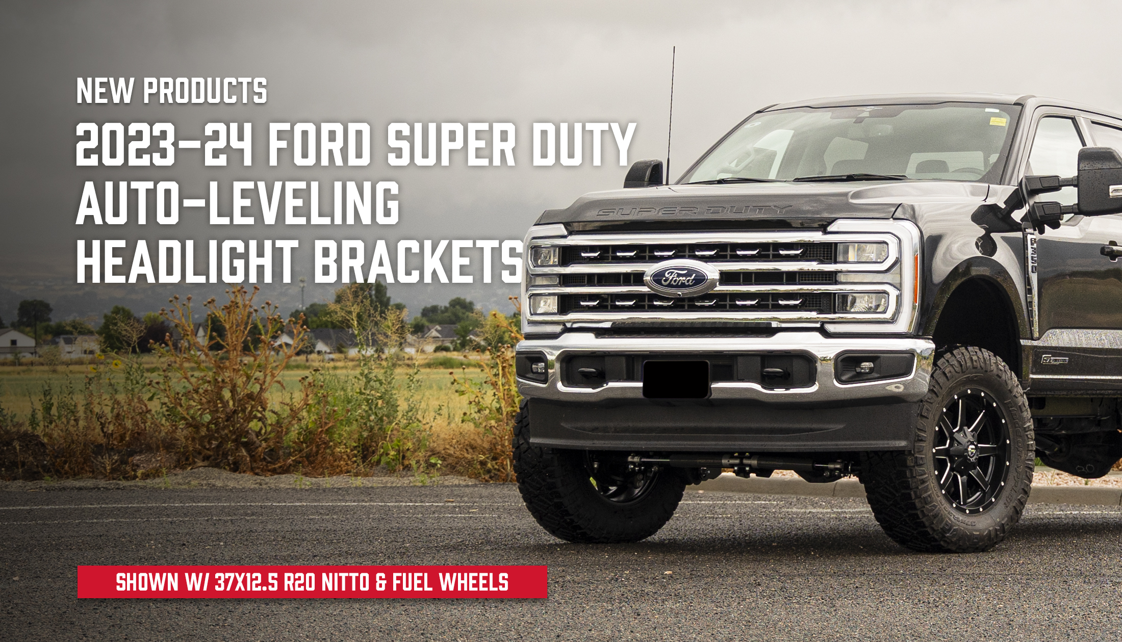 2023+ FORD SUPER DUTY AUTO-LEVELING HEADLIGHT BRACKETS – ReadyLIFT