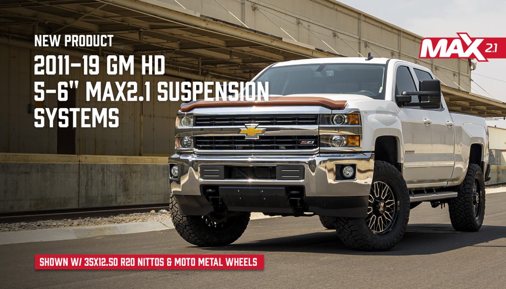 ReadyLIFT Introduces an All-New 5-6″ MAX2.1 Suspension System for the 2011-2019 GM HD 2500 / ...