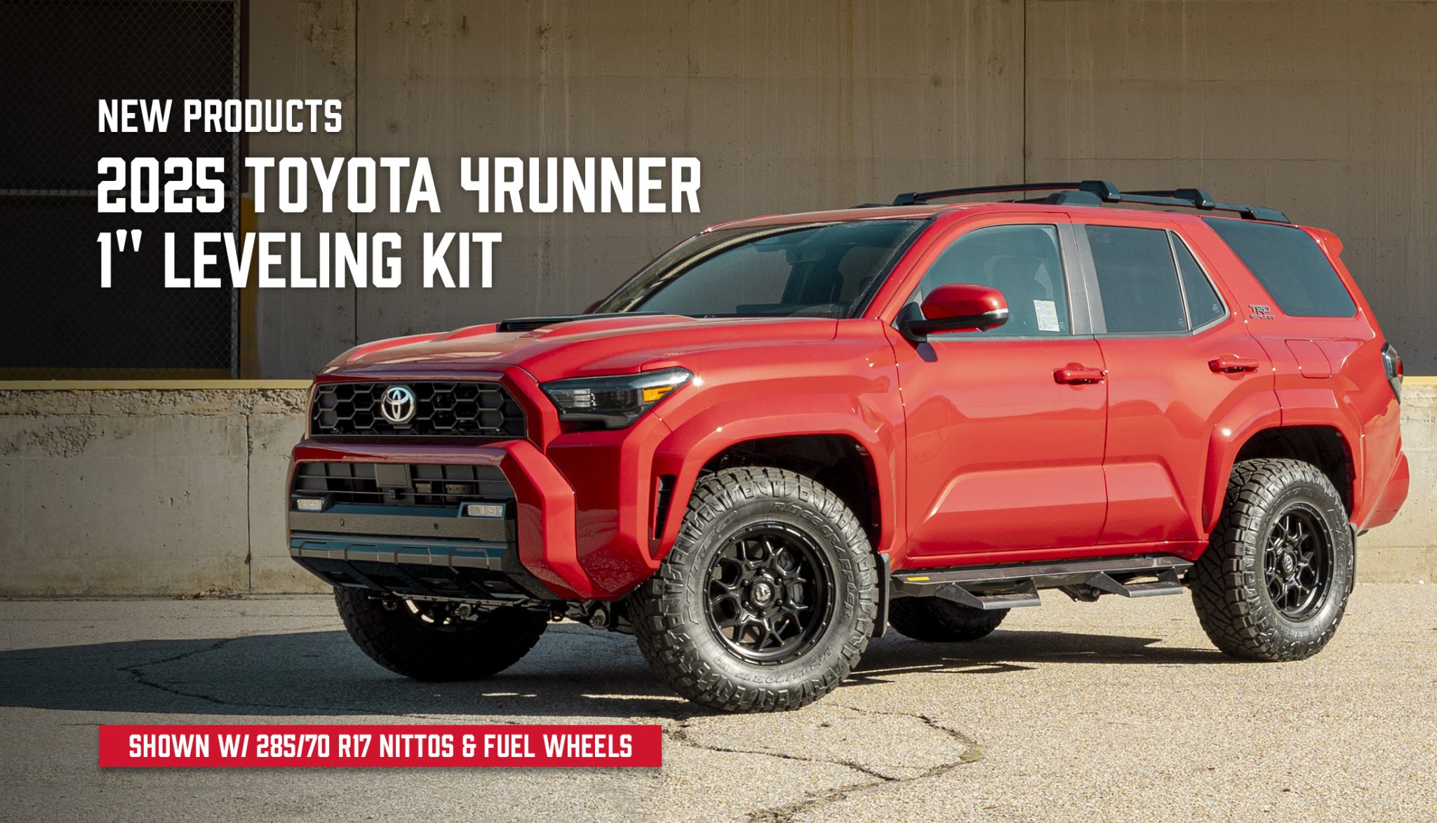 ReadyLIFT Introduces New 2025 Toyota 4Runner 1″ Leveling Kit – ReadyLIFT