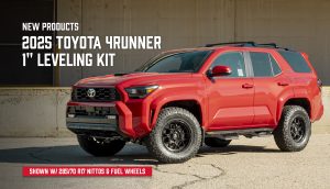 ReadyLIFT Introduces New 2025 Toyota 4Runner 1″ Leveling Kit – ReadyLIFT