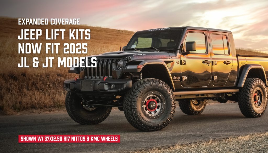 ReadyLIFT Jeep Lift Kits Now Fit 2025 Wrangler & Gladiator Models ...