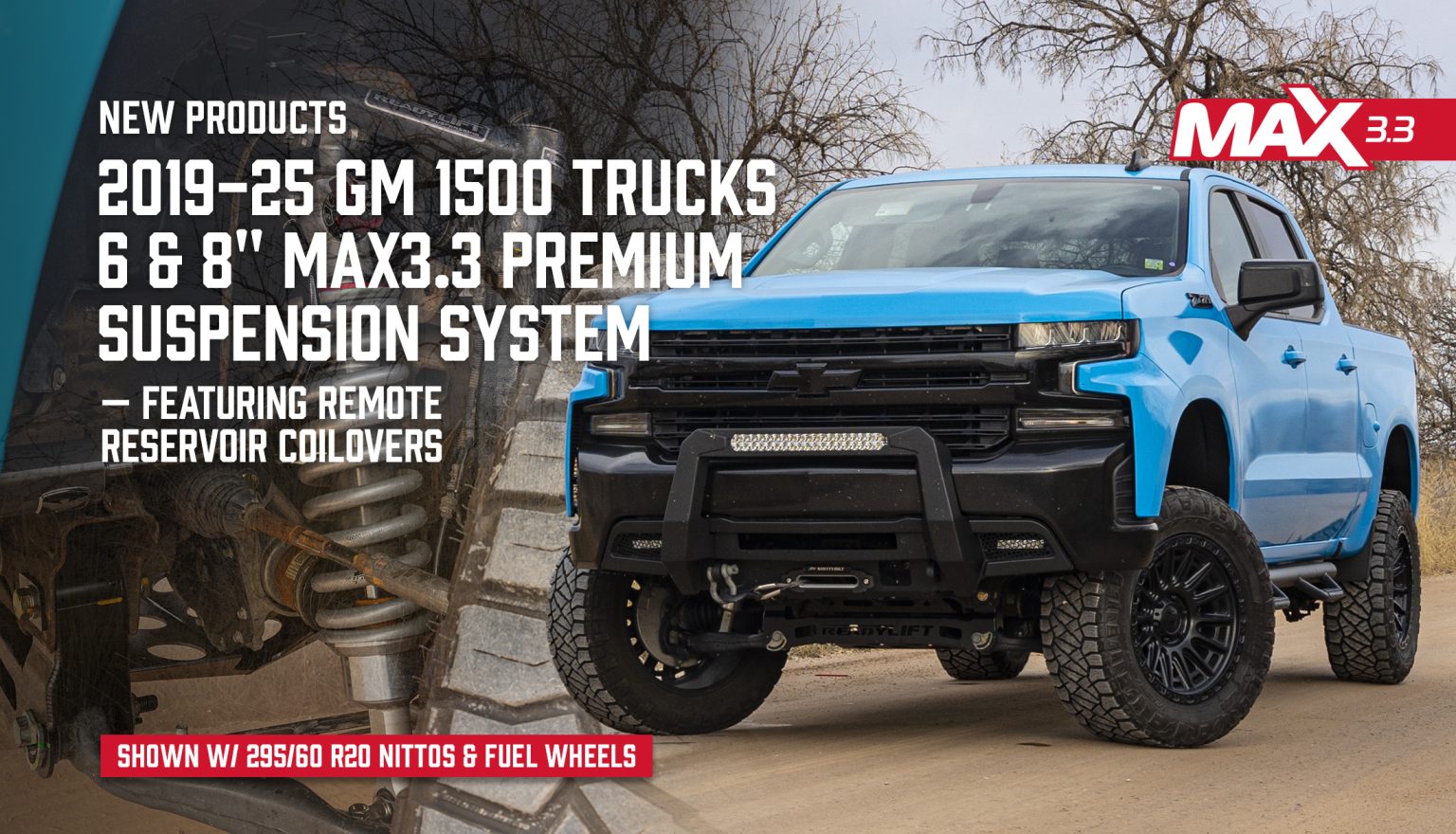 ReadyLIFT Launches All-New 6” & 8” MAX3.3 Lift Kit for 2019–2025 GM ...